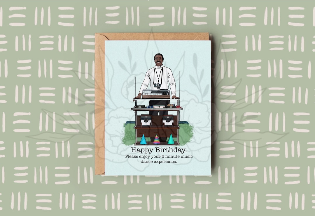 Five Minute Music Dance Experience, Funny Severance Birthday Card ...