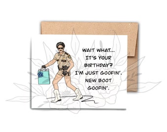 Happy Birthday Boot | Etsy