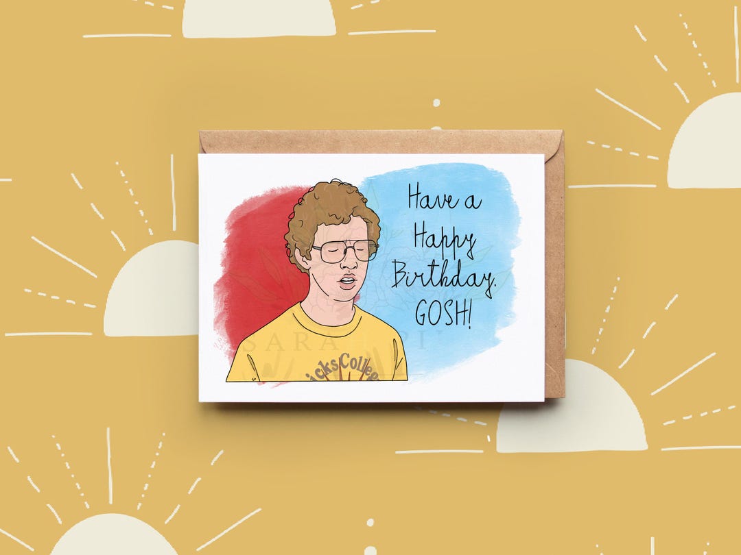 Napoleon Dynamite Inspired Birthday Card: Funny Greeting Card, Idaho ...