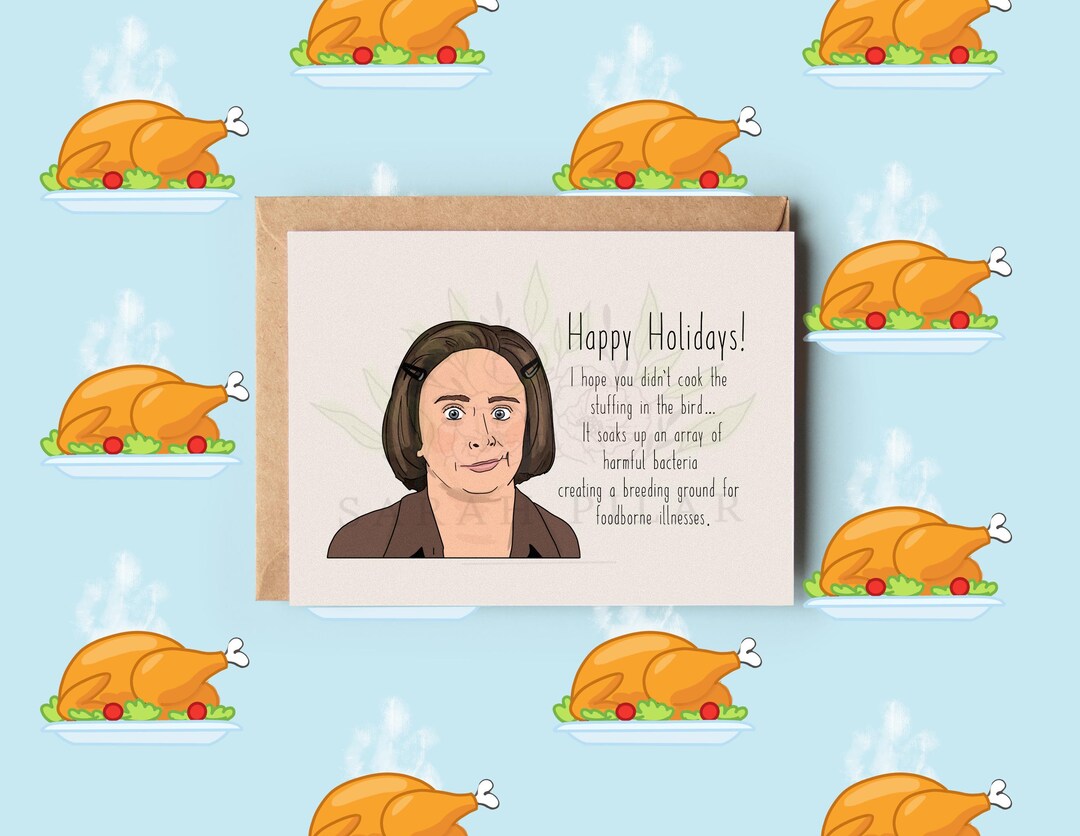 Funny Holiday Card: Debbie Downer Inspired Thanksgiving Greeting - Etsy