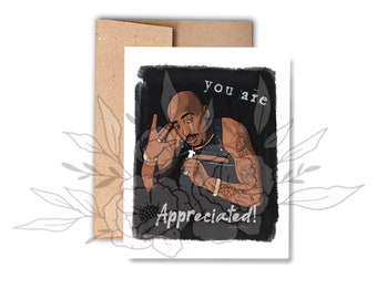 Tupac Card Thank You - Etsy
