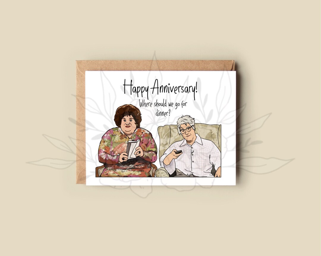 Funny SNL Anniversary Card: Hank & Beverly Greeting Card, Valentines ...