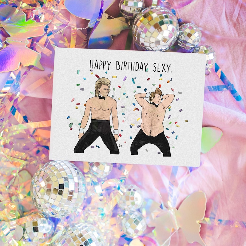 Sexy Birthday Card Etsy