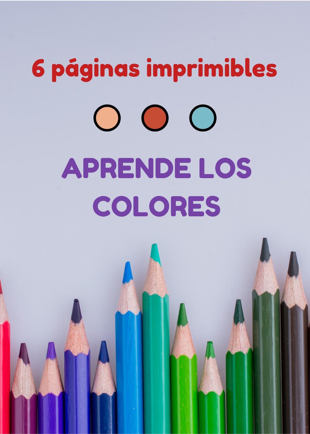 Learn Colors in Spanish. Aprende Los Colores En Español - Etsy