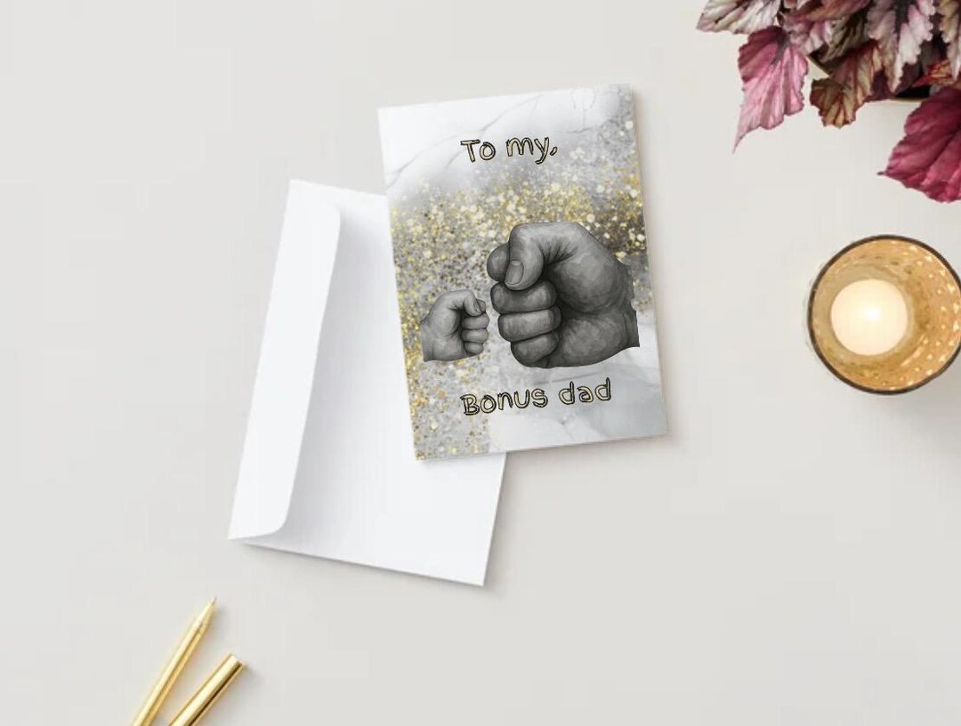Bonus Dad Instant Digital Download Card/poem - Etsy