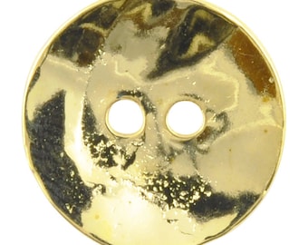 Button-16mm Cornflake-casting-gold-quantity 1 | Etsy