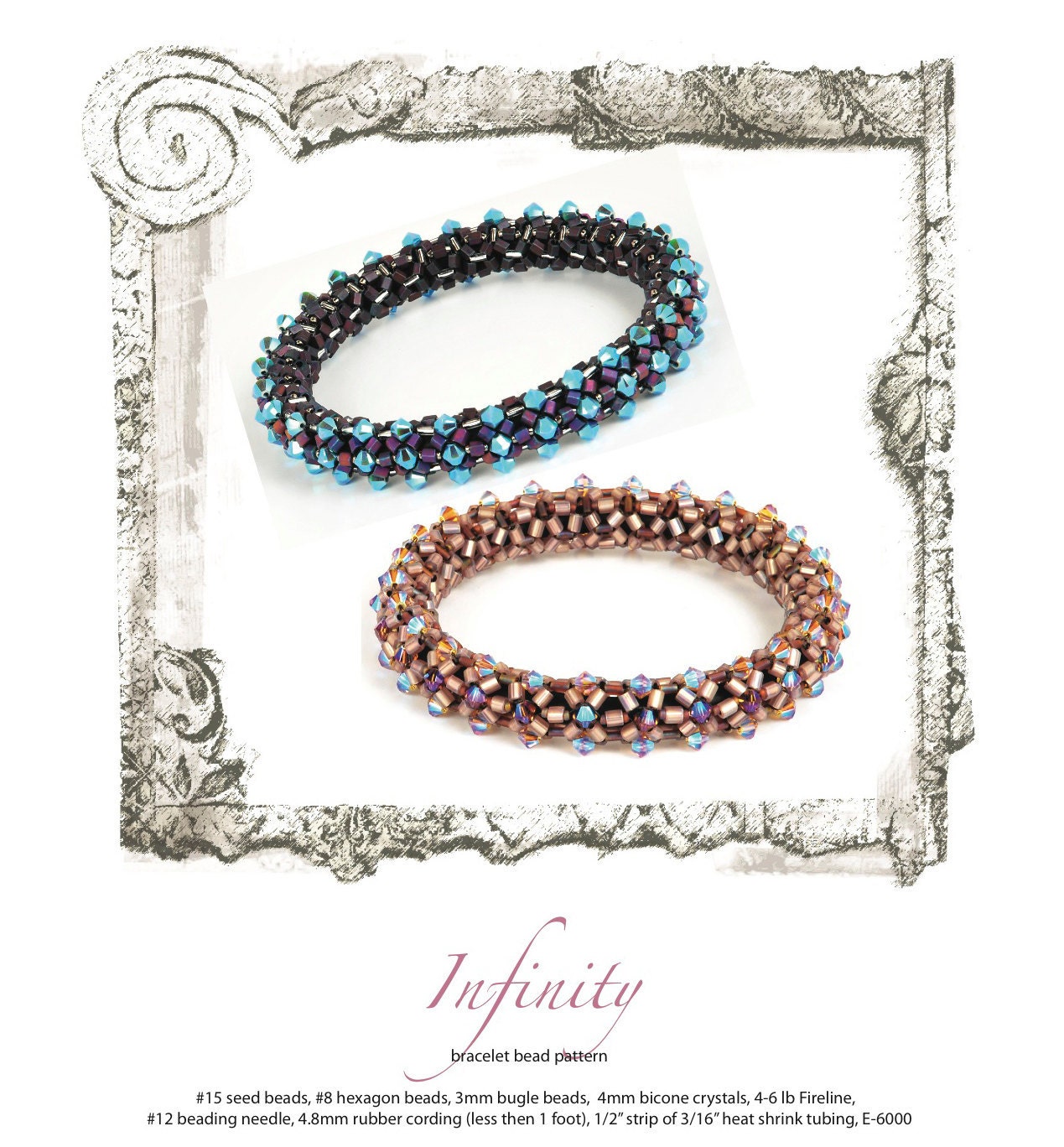 Bead Pattern Pdf-infinity - Etsy