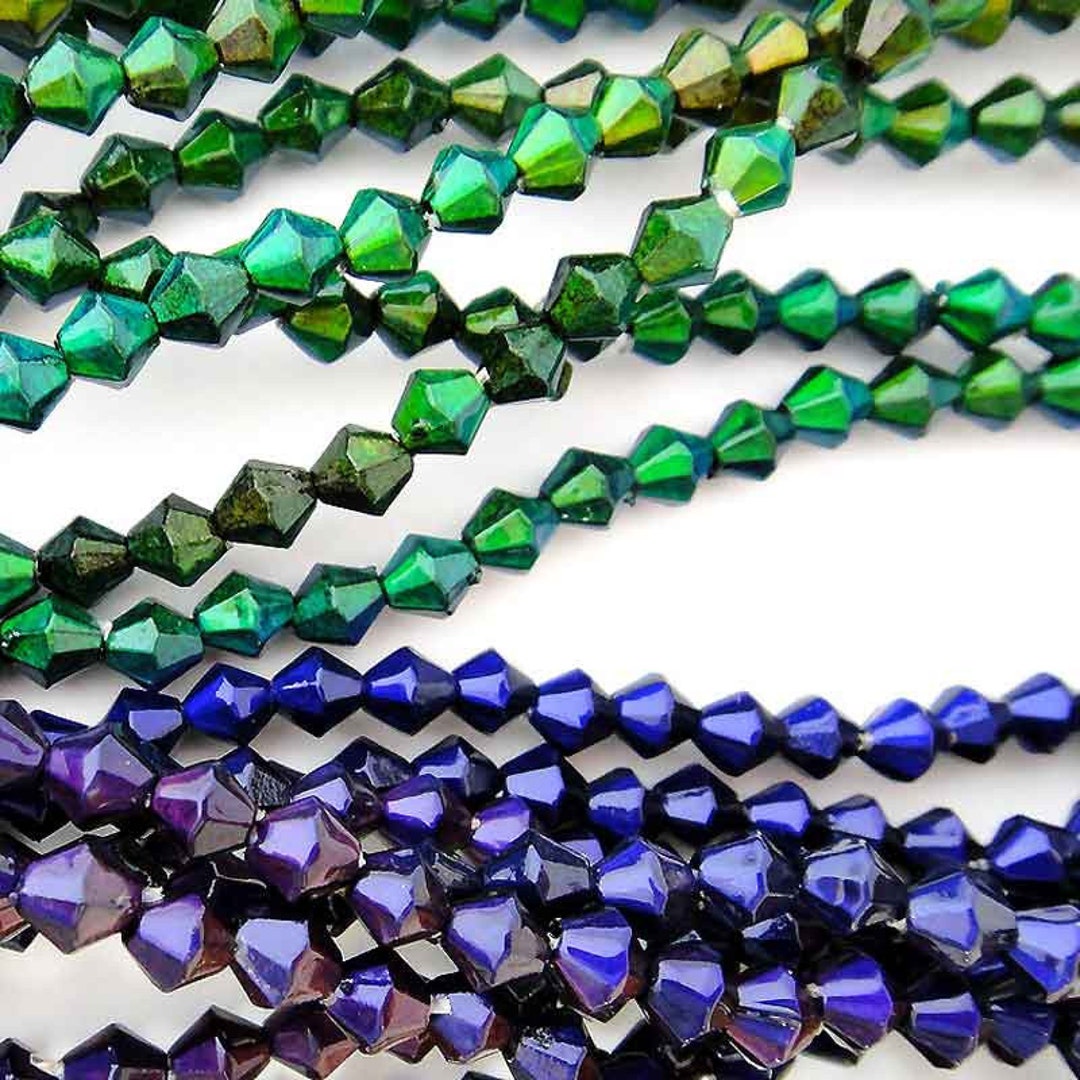 Mirage-5mm Bicone Necklace-color Changing-quantity 1 - Etsy
