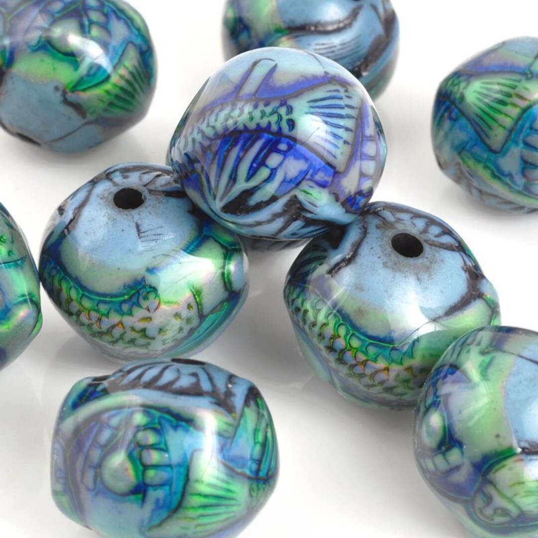 Mirage-16x18mm Mermaids Tail Bead-color Changing-quantity 1 Bead - Etsy