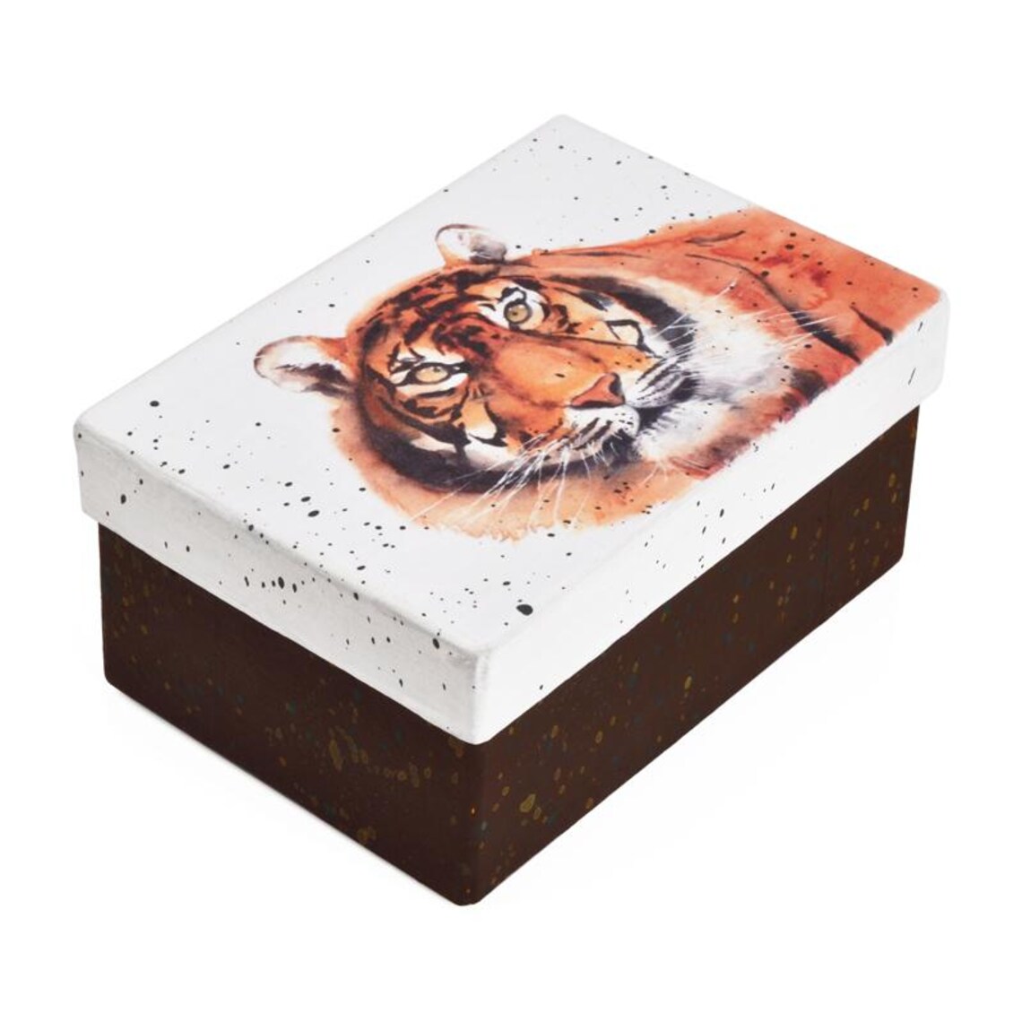 Gift Boxes-tiger Portrait-paper Mache-rectangle-x-small-quantity 1 - Etsy