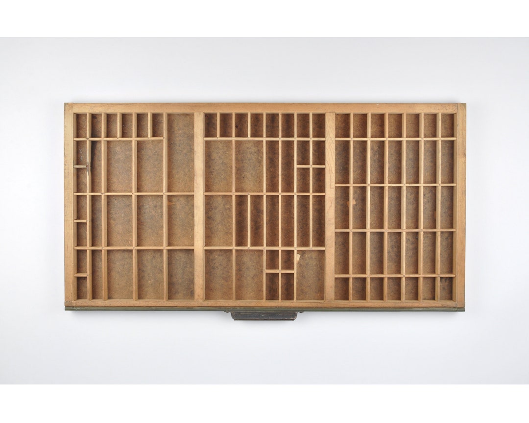 Hamilton Printers Drawer Wooden Typeset Wood Letterpress-shadow Box ...