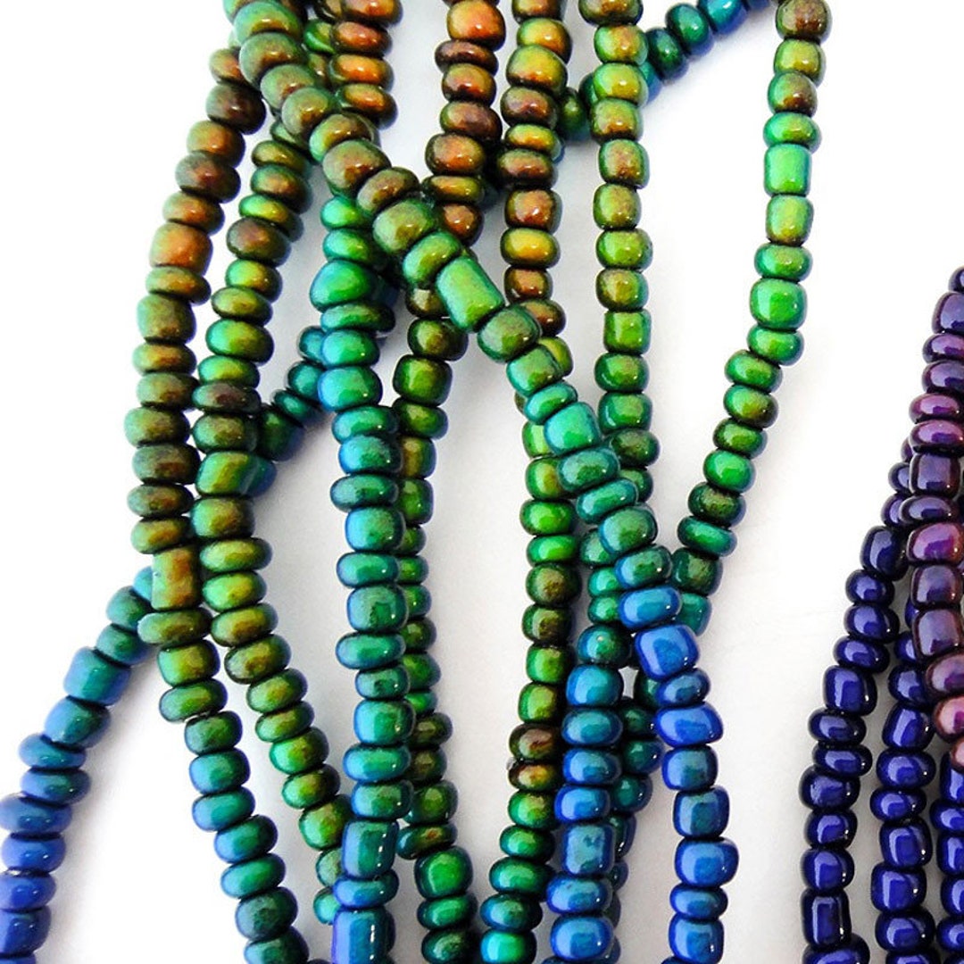 Finished Jewelry-mirage-3mm Micro Bead Necklace-color Changing-quantity ...