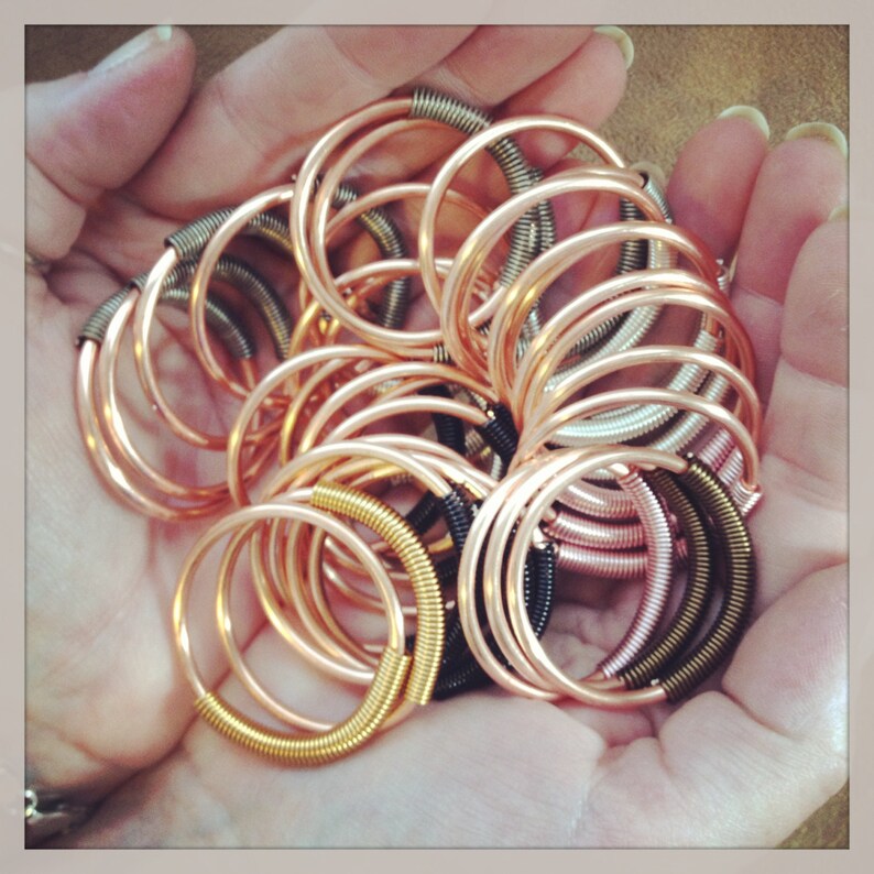 Coil Closure Hoops 10g Earrings for Stretched Lobes - Etsy