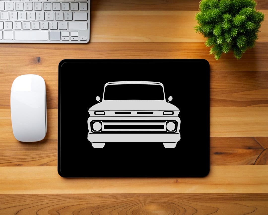 66 Chevy C10 Pickup Mousepad, Retro Truck Gaming Mouse Mat, Classic Car ...