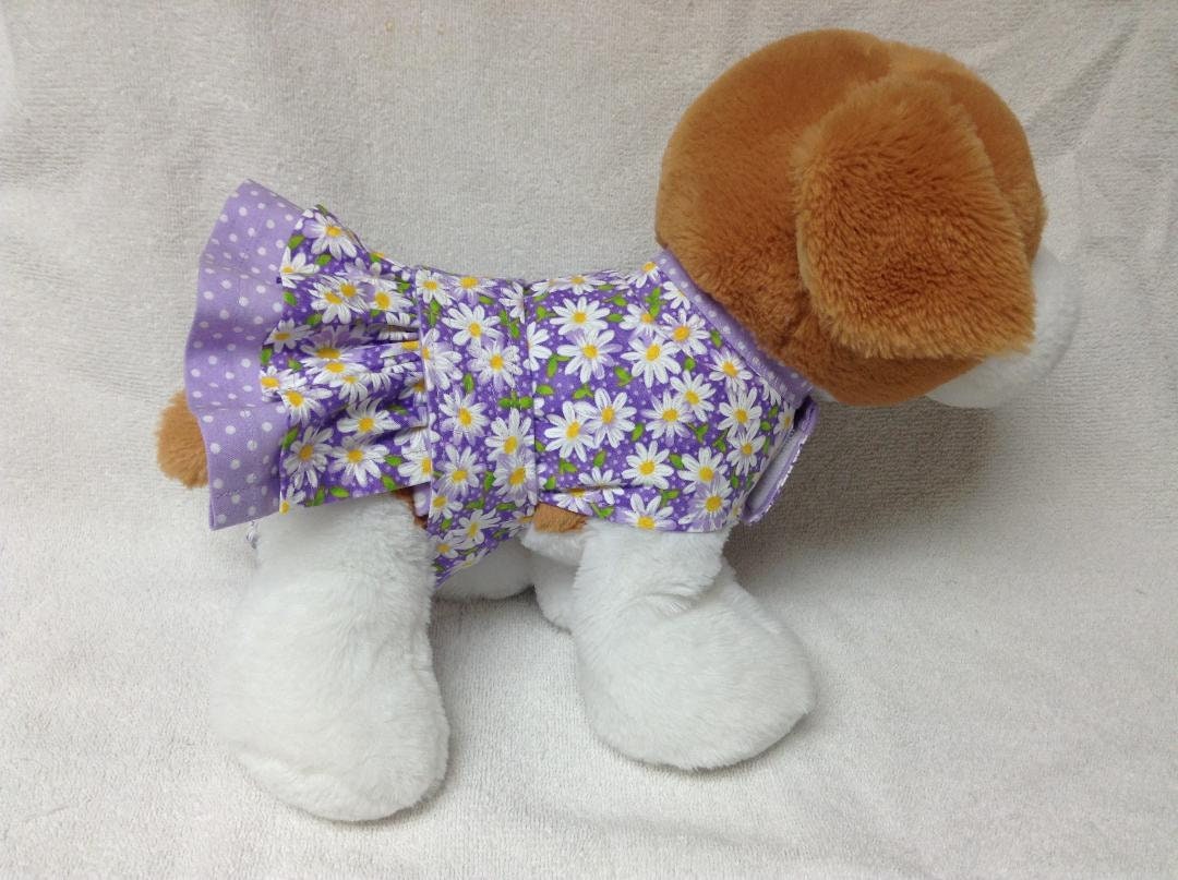 Dog Diaper Dress One Piece Pet Wrap Romper Bodysuit Overall Bitches ...