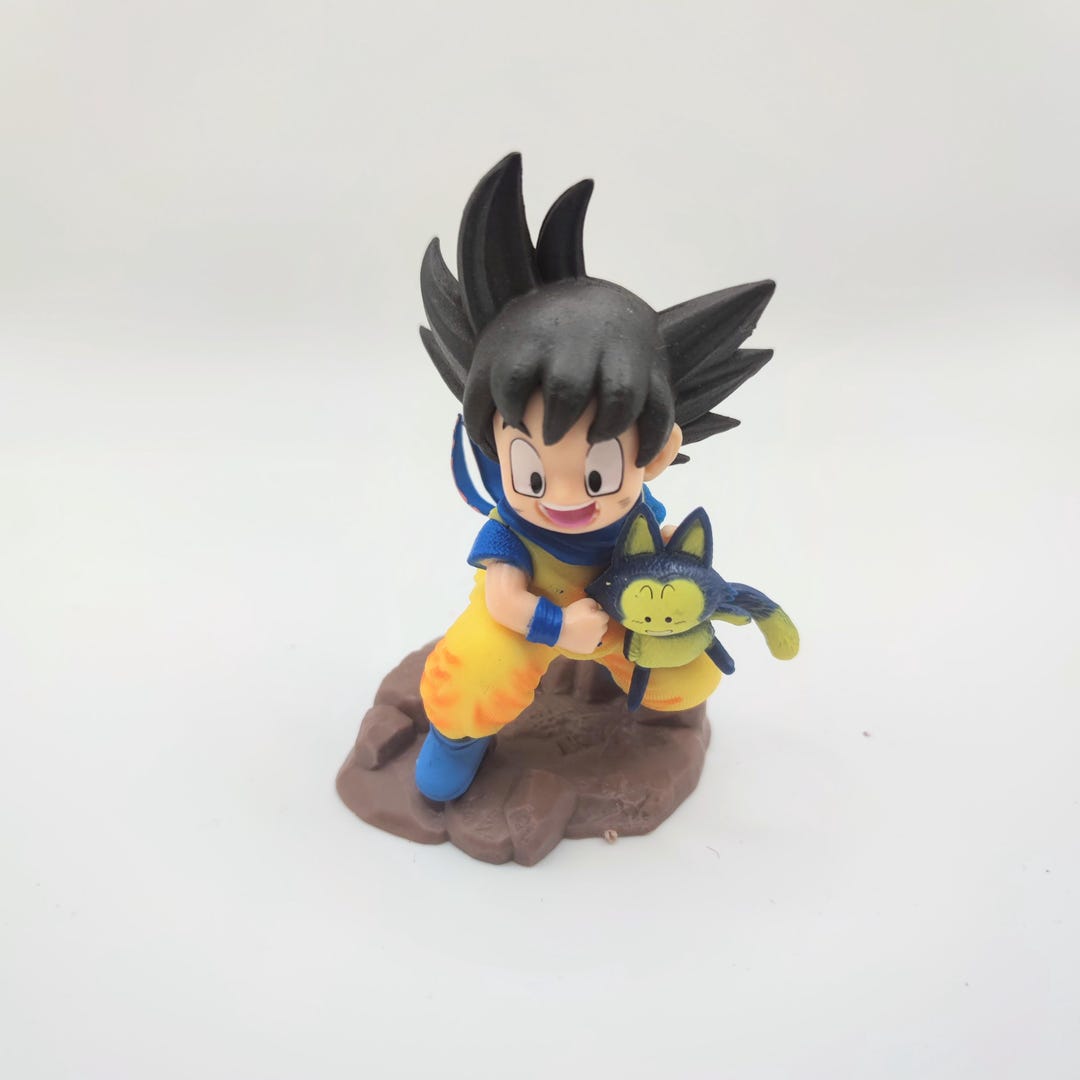 Pre- Owned Dragen Bal RZ Scene: Childhood Goku Holding Pur Handmade ...