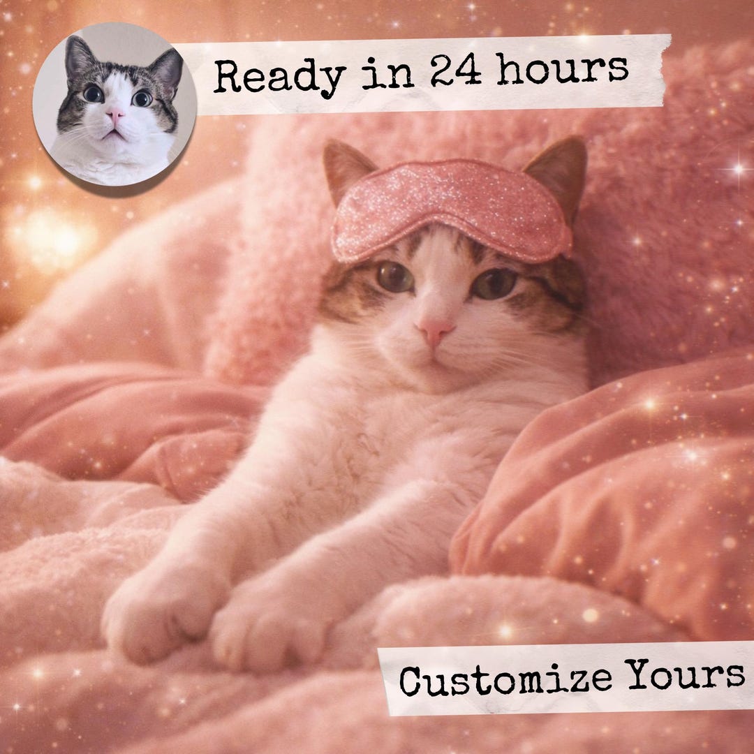 Personalized Pet Custom Portrait | Y2K Style Digital Art | Cat Dog ...