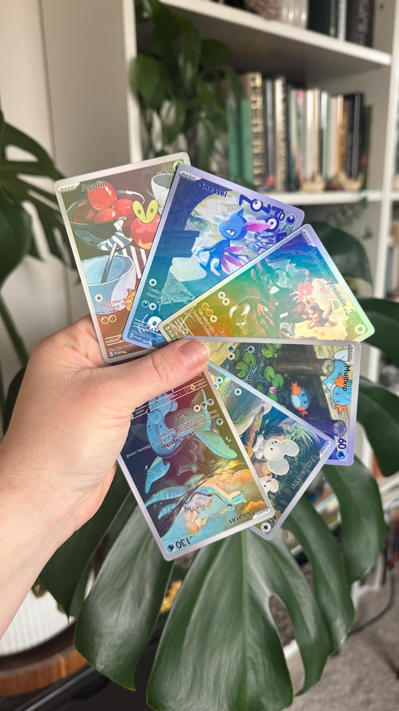 Applin Handmade Pokemon Card Print, Custom Fan Art TCG Proxy ...