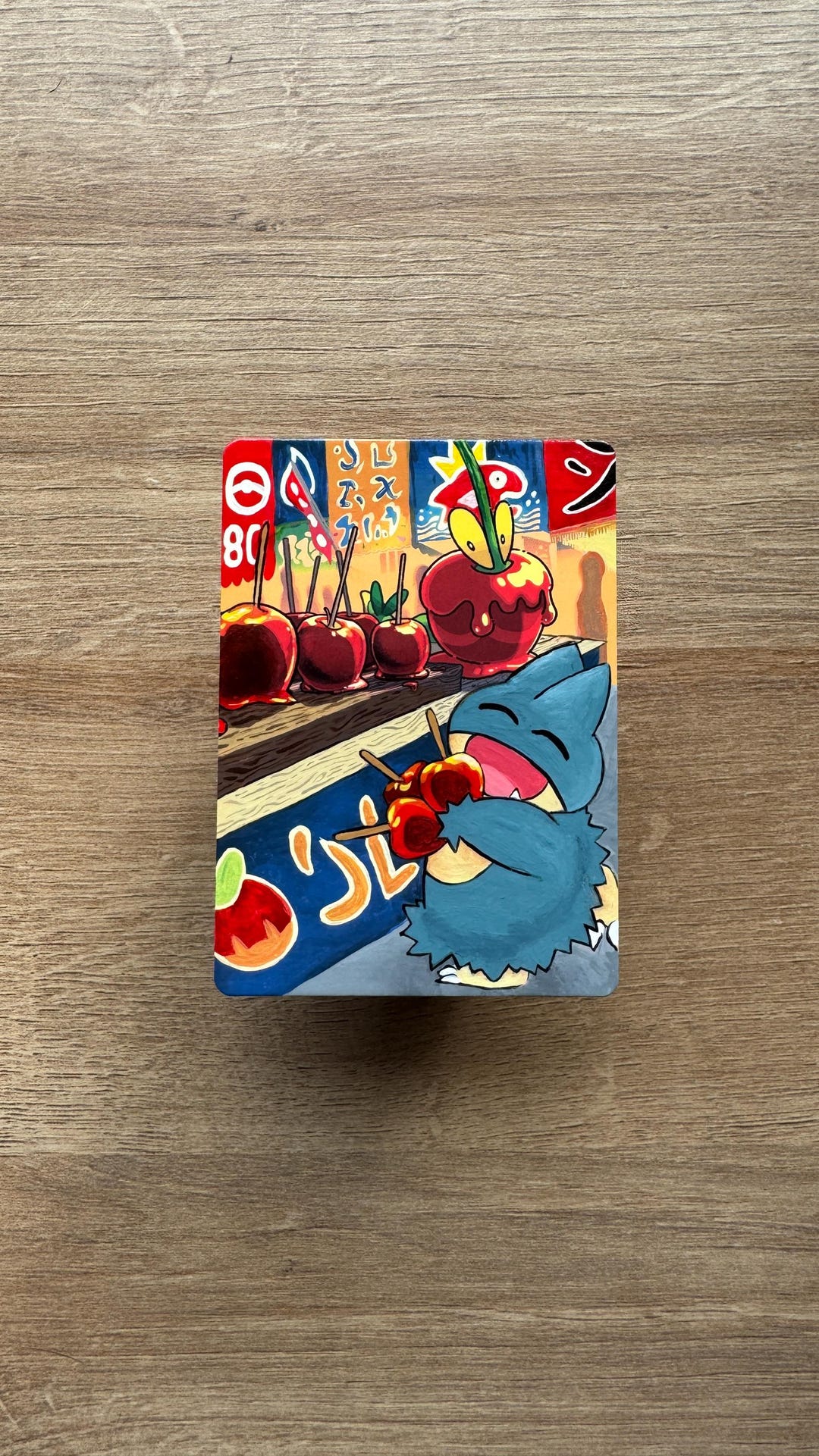 Dipplin and Munchlax Hand-painted Custom Pokemon Card, Cute Pokemon Fan ...