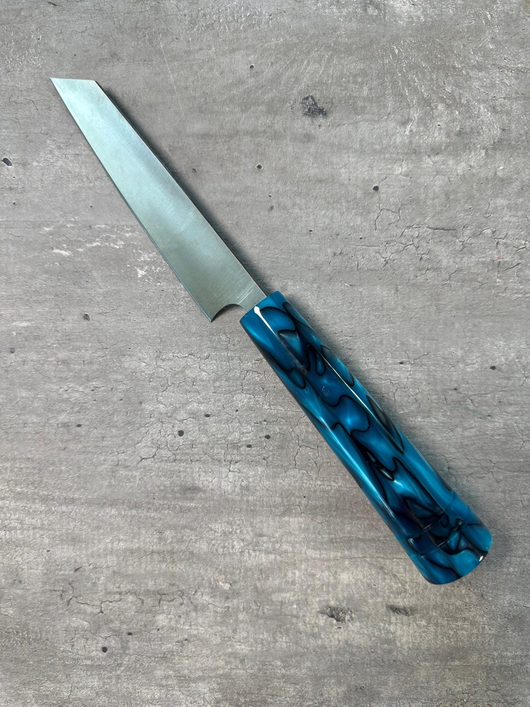 Midnight Blue Kitchen Knife - Etsy