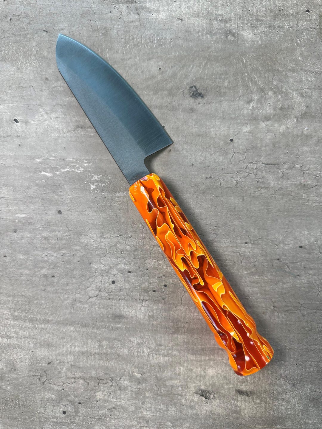 Orange Crush Kitchen Knife - Etsy