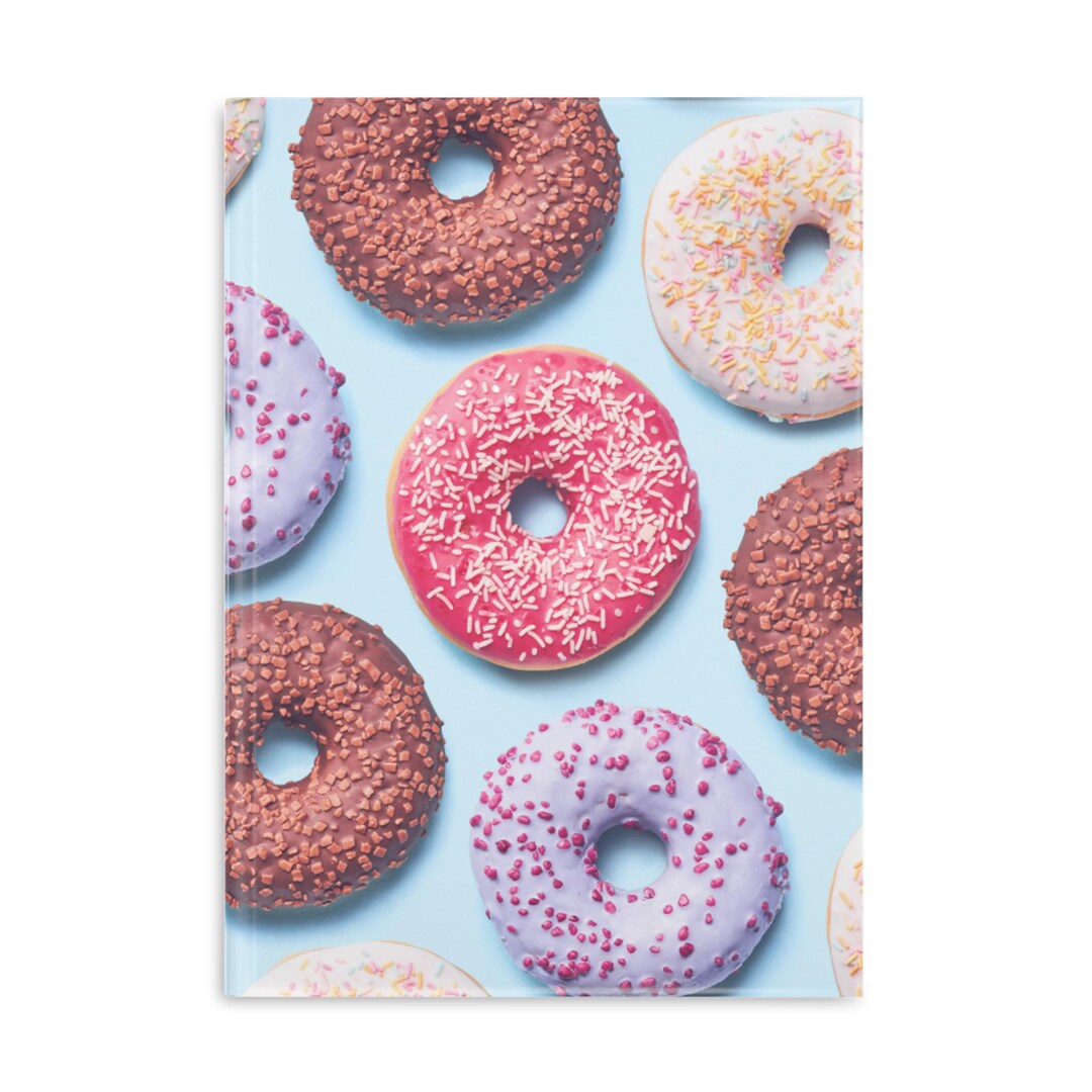 Colorful Donut Puffy Hardcover Notebook - Journaling & School - Etsy