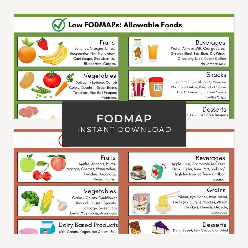 FODMAP Diet Guide – Digital Download | Low-fodmap Printable Resource ...