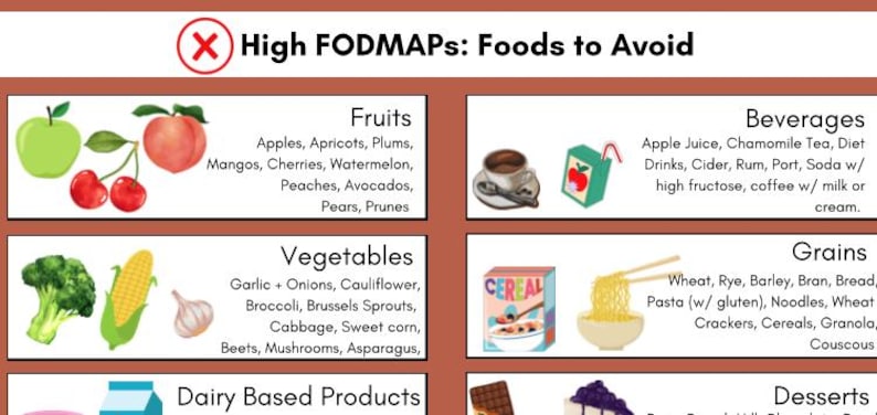 FODMAP Diet Guide – Digital Download | Low-fodmap Printable Resource ...