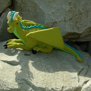 Guardian the Dragon PDF Crochet Pattern by Creationsbygems - Etsy
