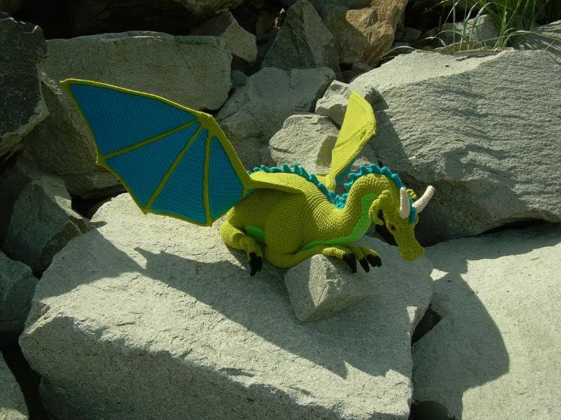 Guardian the Dragon PDF Crochet Pattern by Creationsbygems - Etsy