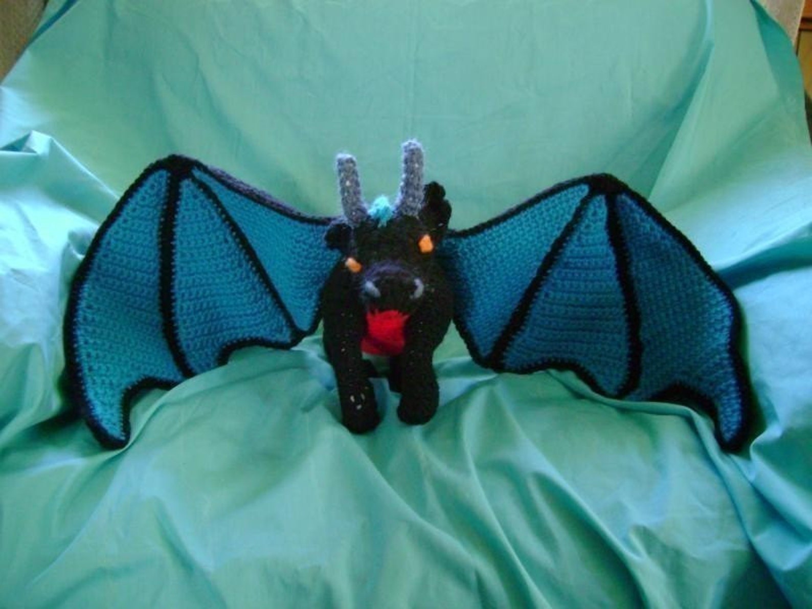 Large Dragon PDF Crochet Pattern - Etsy