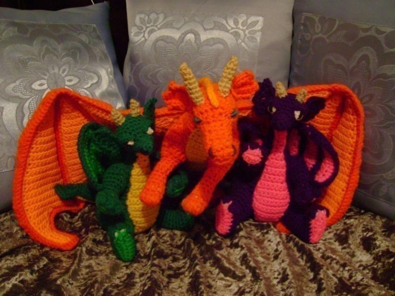 Large Dragon PDF Crochet Pattern - Etsy