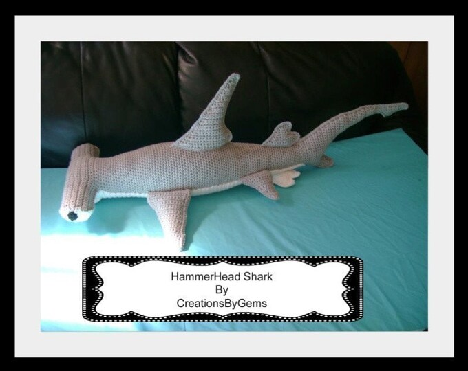 Hammerhead Shark PDF Crochet Pattern - Etsy