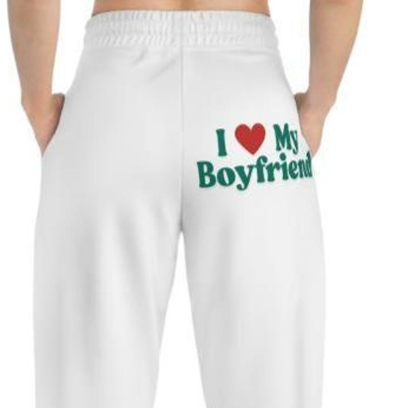 I Love My Boyfriend Pants - Etsy