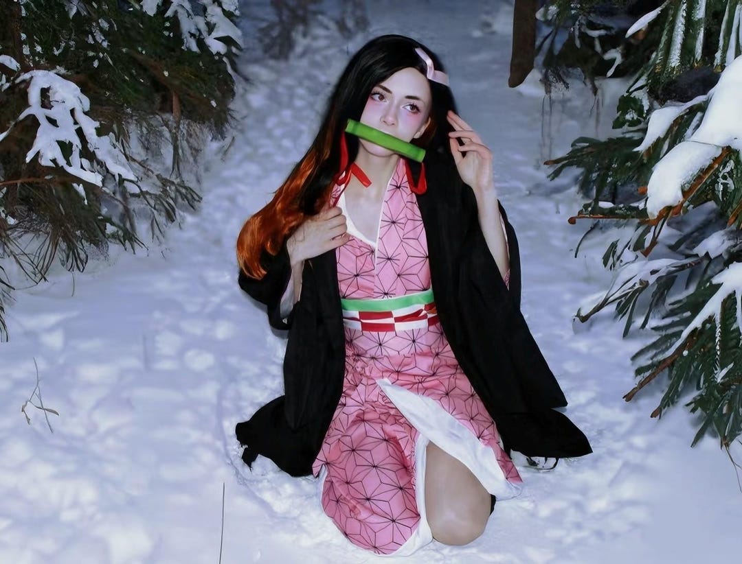 15 Days to Make - "i Won't Eat People!" Nezuko Inspired Cosplay Costume ...