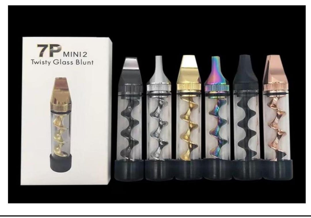 Twisty Glass Blunt | Reusable Glass Blunt | Spiral Glass Smoking Tube ...