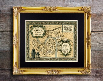 Pennsic War Map in Medieval Style Open Edition Print | Etsy