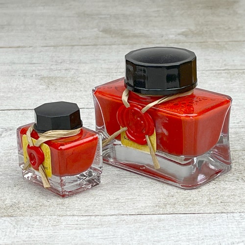 Red Calligraphy Ink for Quills and Dip Pens Scarlet Scoundrel - Etsy