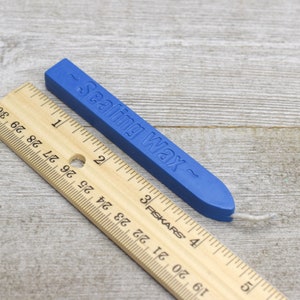 Blue Sealing Wax Stick With Wick - Etsy