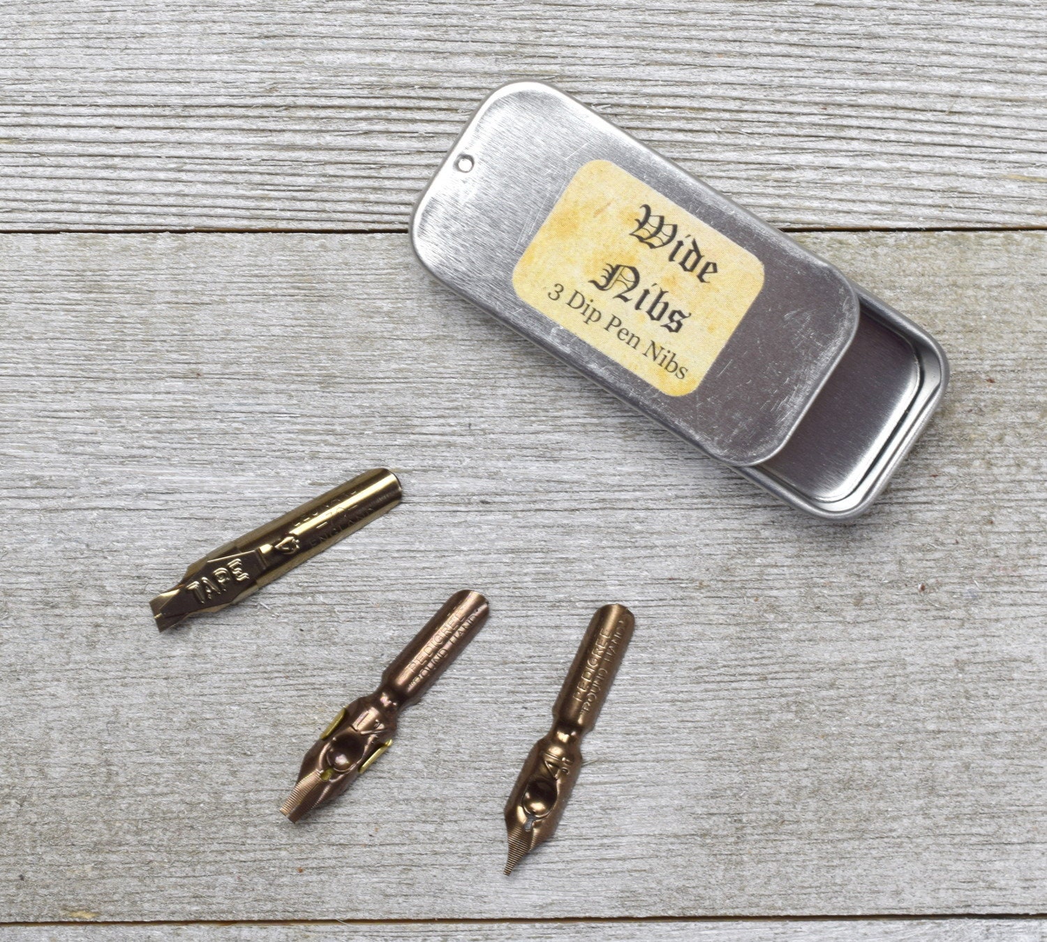 Wide Calligraphy Nibs With Broad Tips for Dip Pens and - Etsy