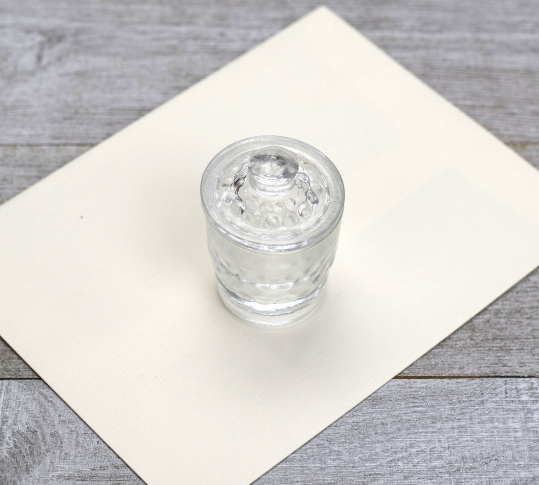 Glass Inkwell for Calligraphy Dip Pens and Quills, Desk Ink Well - Etsy