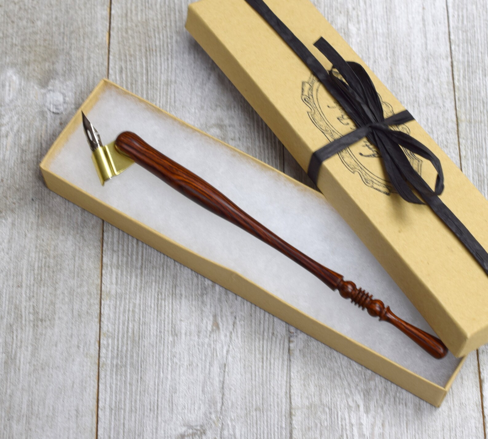 Wood Oblique Calligraphy Pen one in Choice of Colors | Etsy