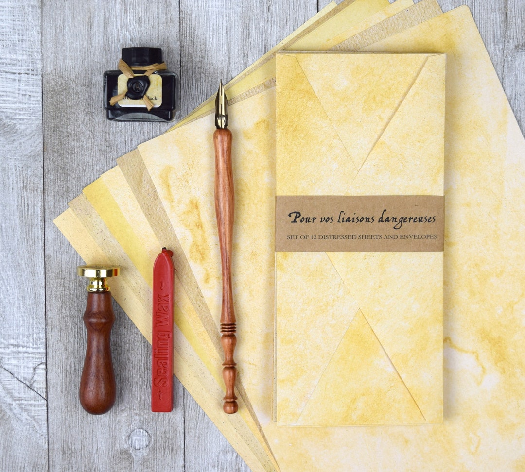 Writer Care Package Gift With Stationery, Envelopes, Pen, Wax Seal - Etsy