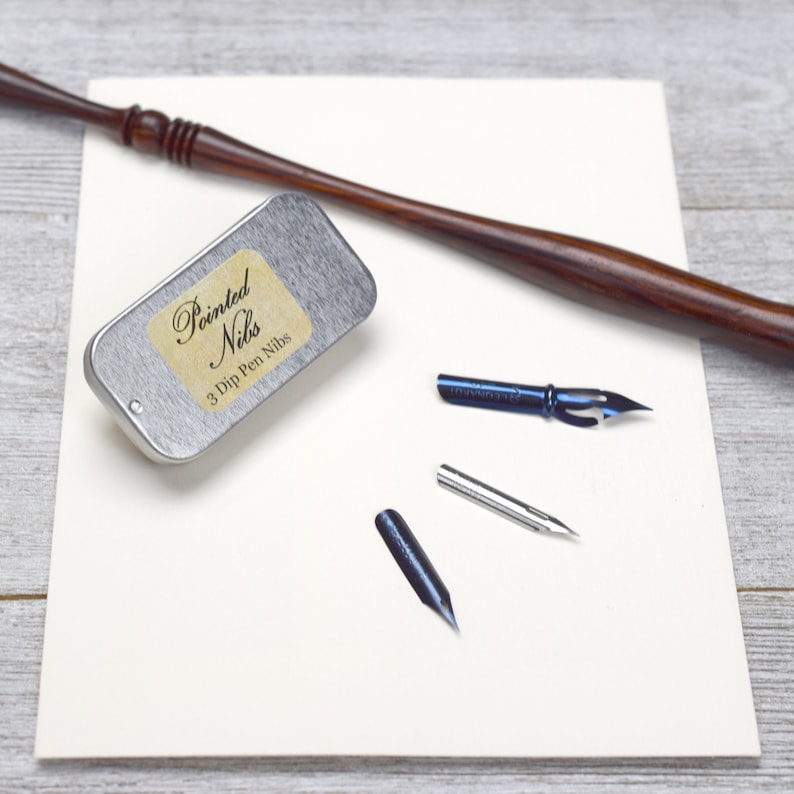 Calligraphy Nibs, Pointed Dip Pen Tips, Gillott, Leonardt, Hiro - Etsy
