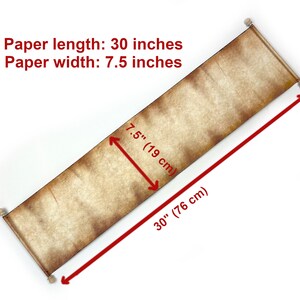 Long Blank Paper Scroll for LARP, Cosplay, Ren Faire, and Art - Etsy