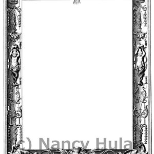 Mythical Creatures Renaissance Border for Letterhead and Stationery ...
