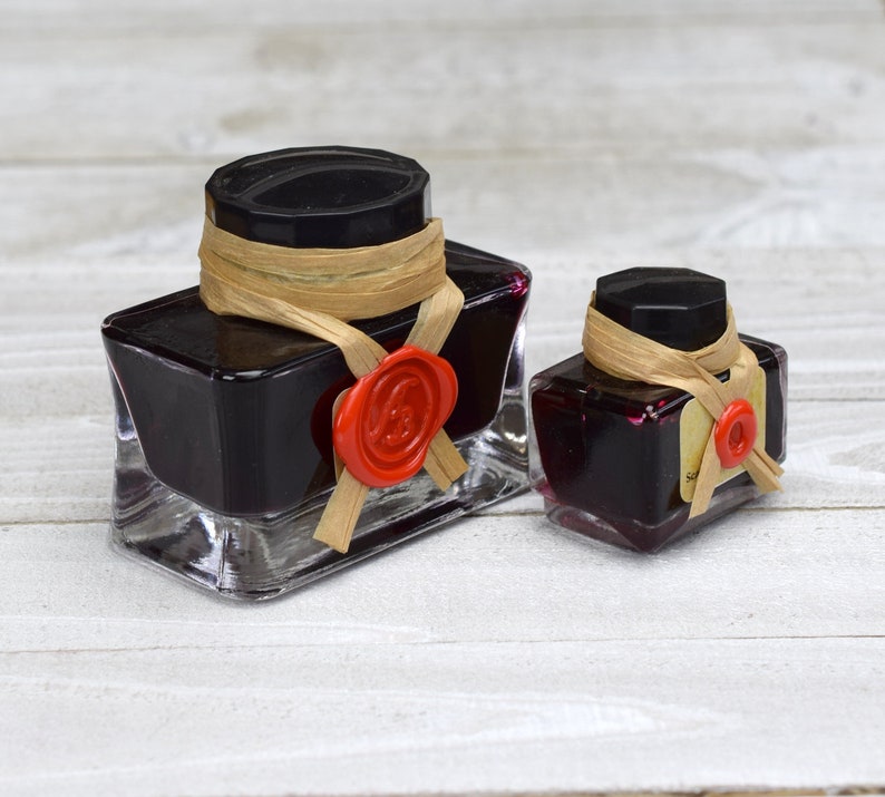 Red Calligraphy Ink for Quills and Dip Pens Scarlet Scoundrel | Etsy