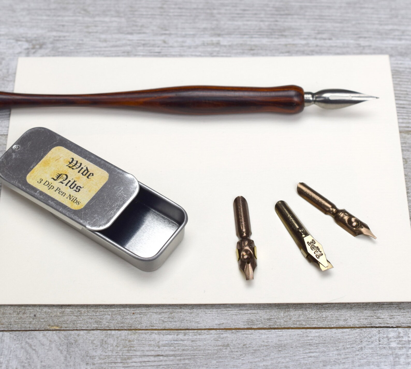 Wide Calligraphy Nibs With Broad Tips for Dip Pens and - Etsy