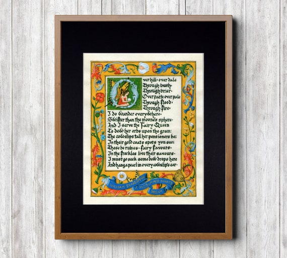 William Shakespeare Puck Quotes