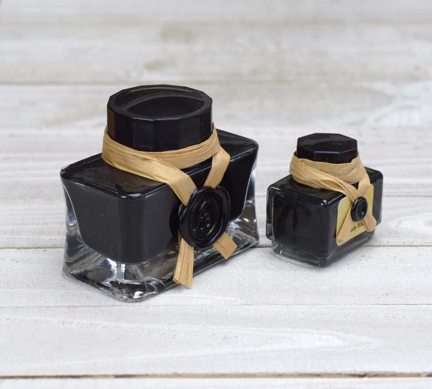 Deep Black Calligraphy Ink for Quills and Dip Pens Sumi Ink | Etsy